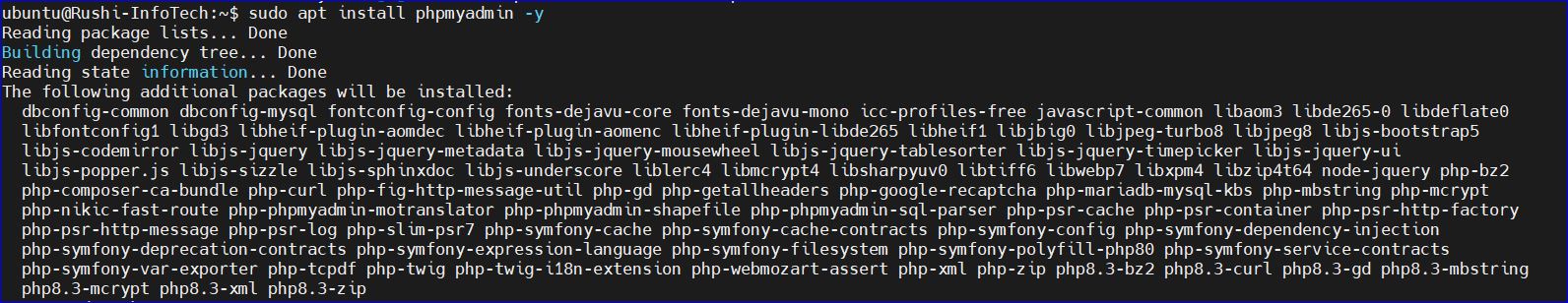 How To Install And Connect To Phpmyadmin Using Mysql Username And Password Rushi Infotech